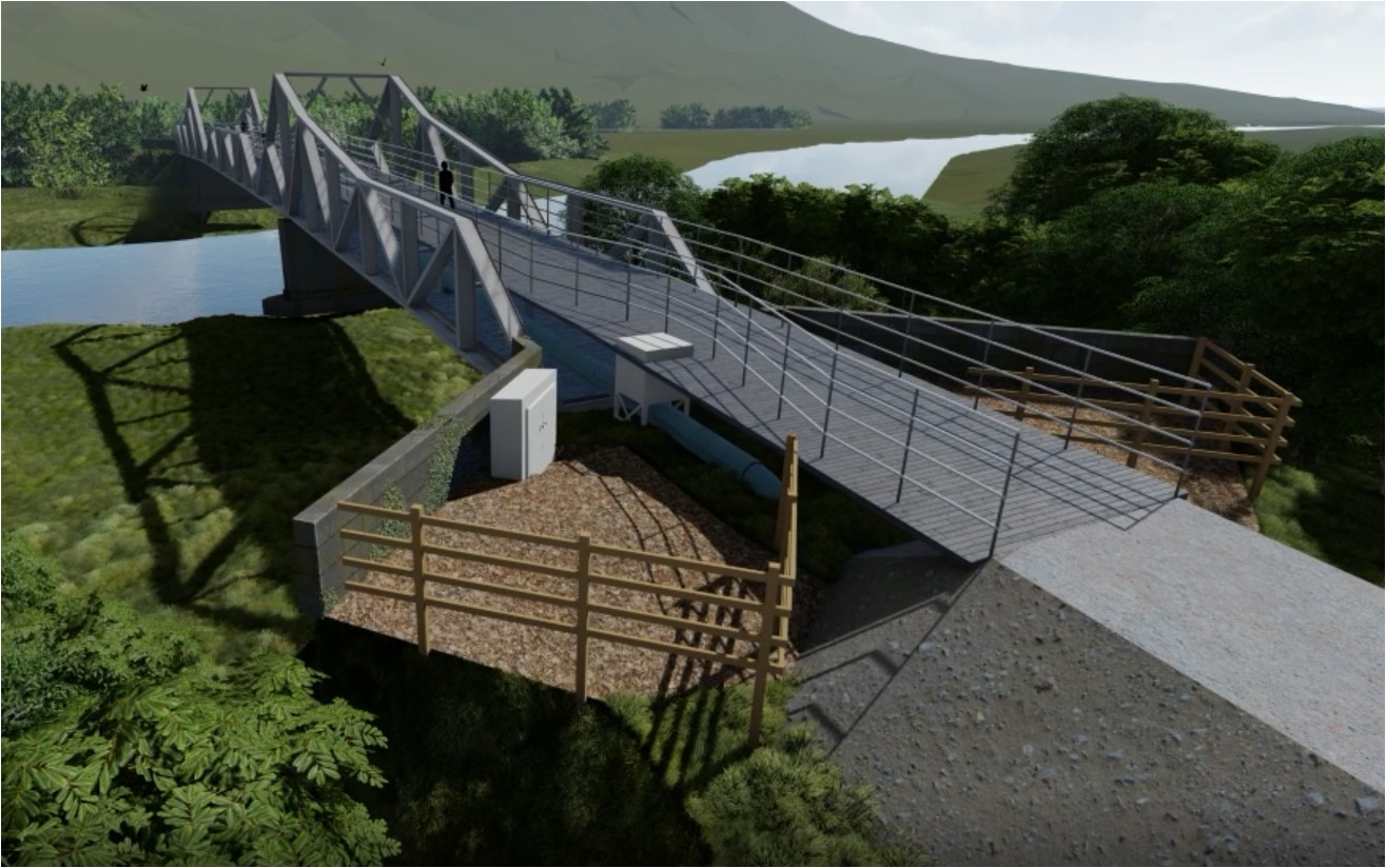 Work to start on Dolgarrog pipe bridge | Dŵr Cymru Welsh Water